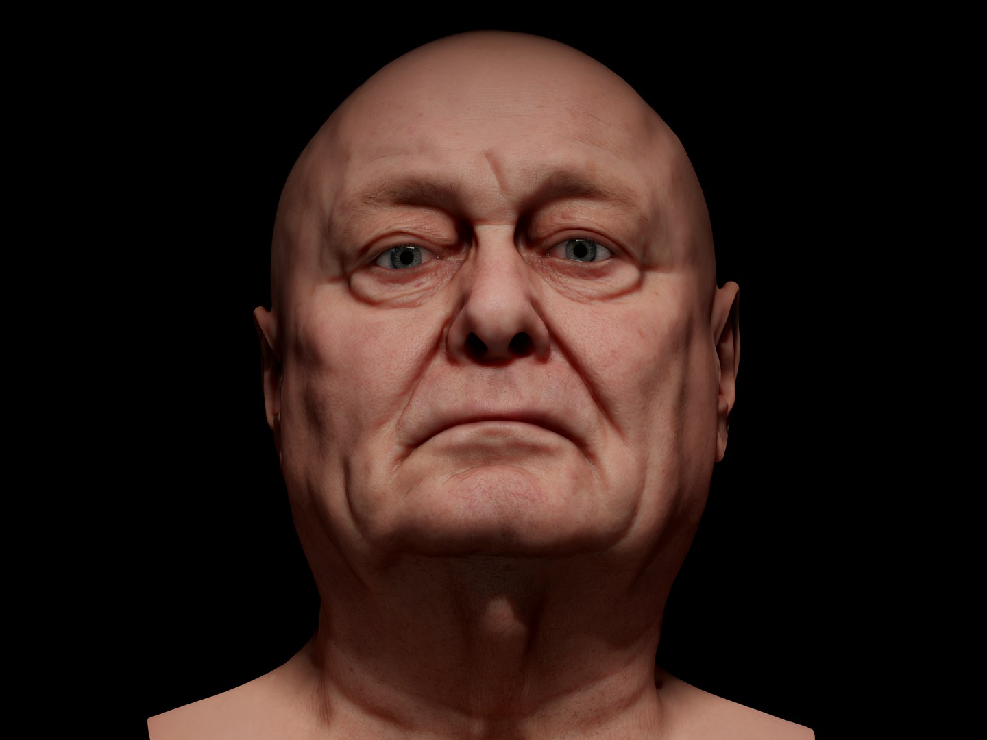 3D model Retopologized 3D Head Riley Evans - TurboSquid 2159804