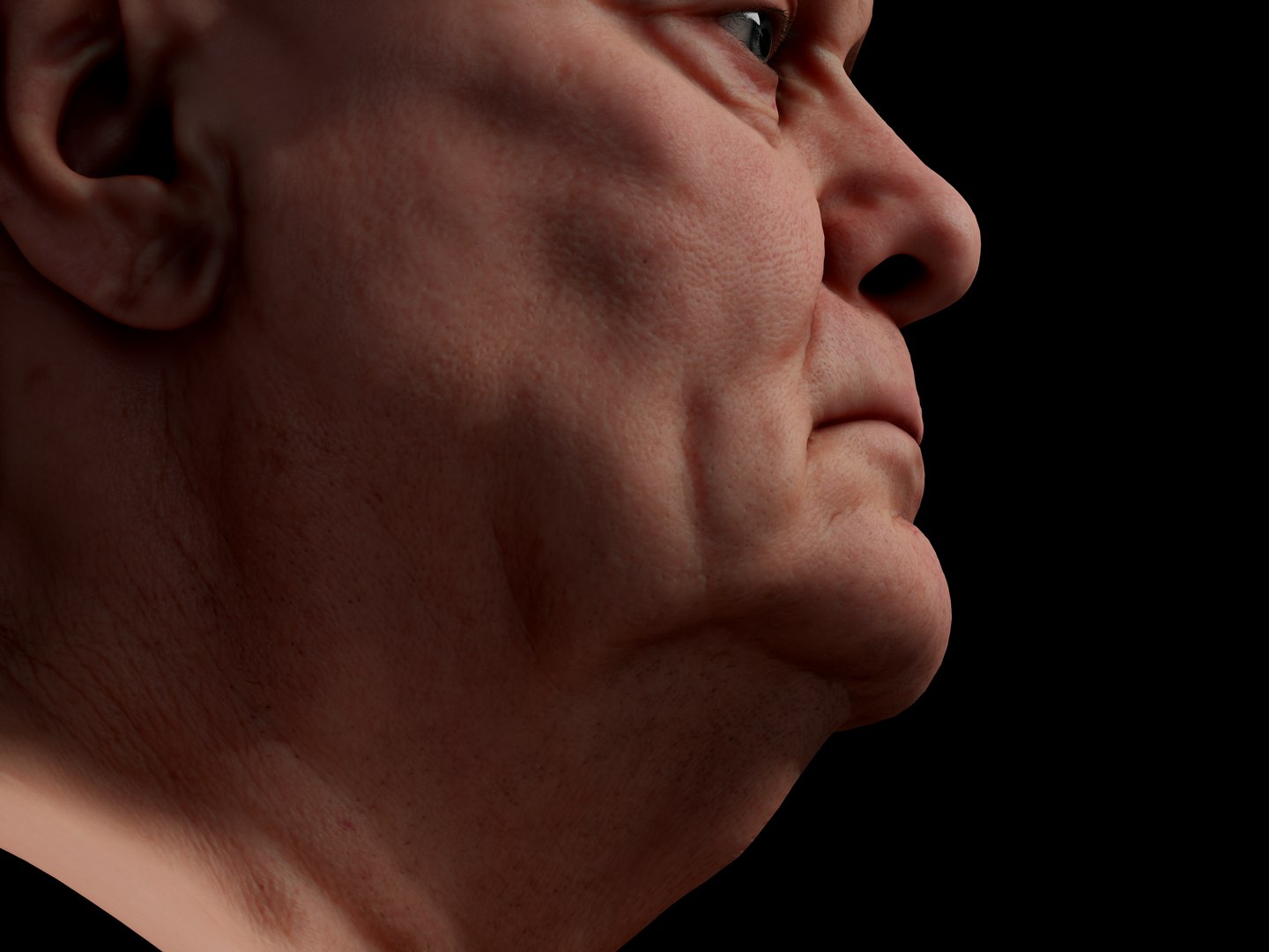 3D model Retopologized 3D Head Riley Evans - TurboSquid 2159804