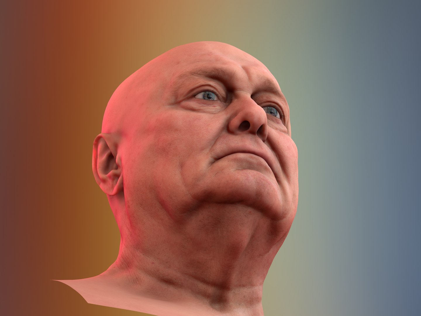3D model Retopologized 3D Head Riley Evans - TurboSquid 2159804