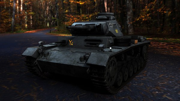3D Panzer III E German Medium Tank - TurboSquid 1764746