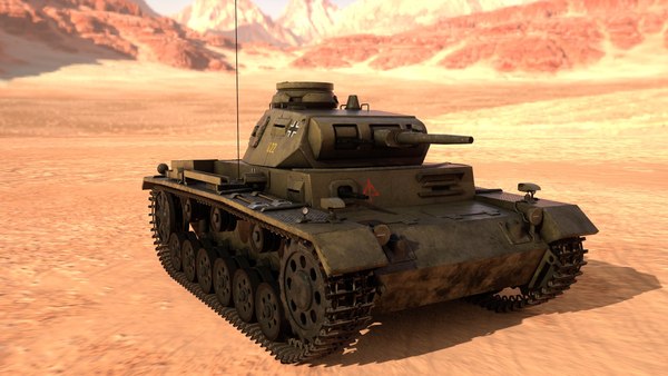 3D Panzer III E German Medium Tank - TurboSquid 1764746