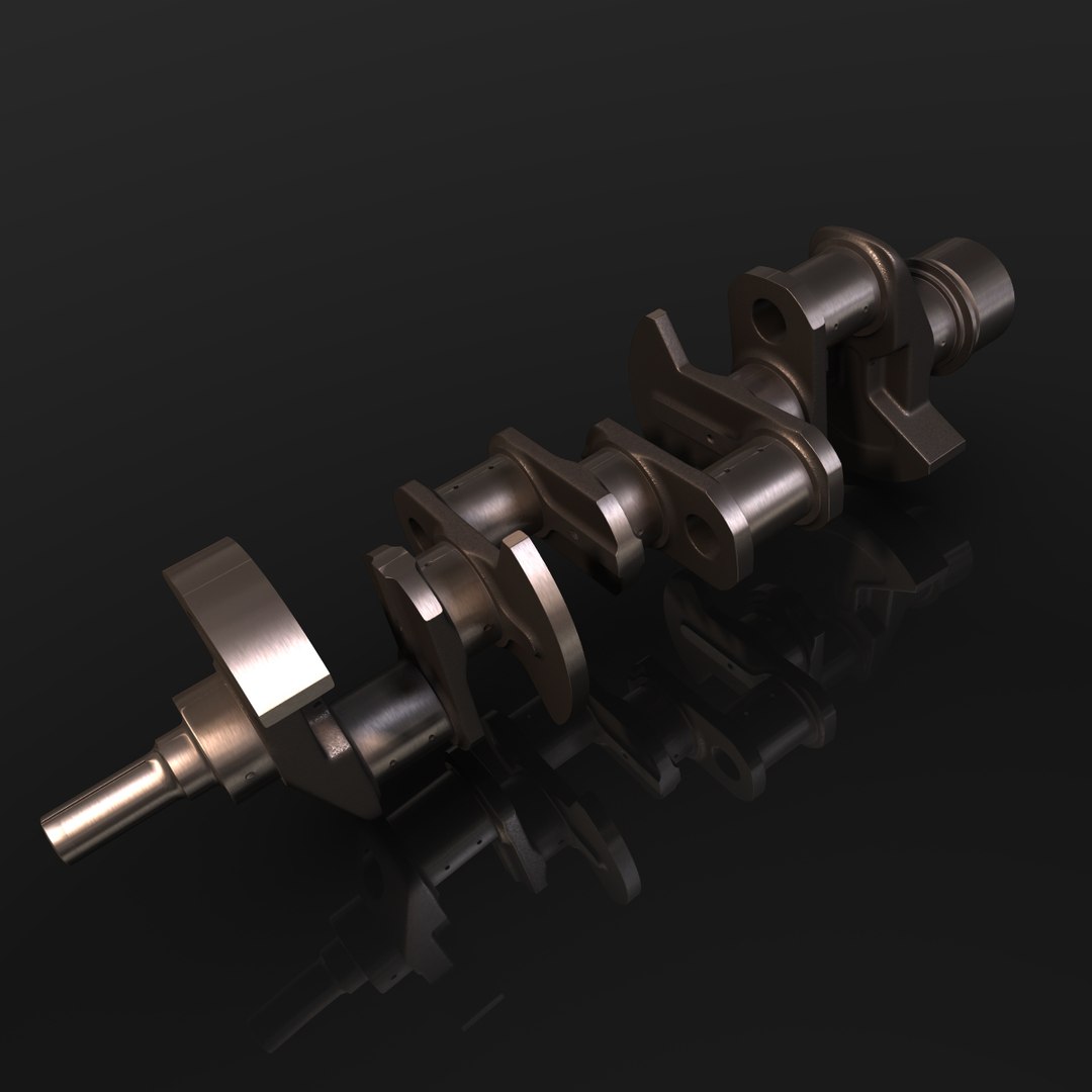 3d Model Of Crankshaft Engine