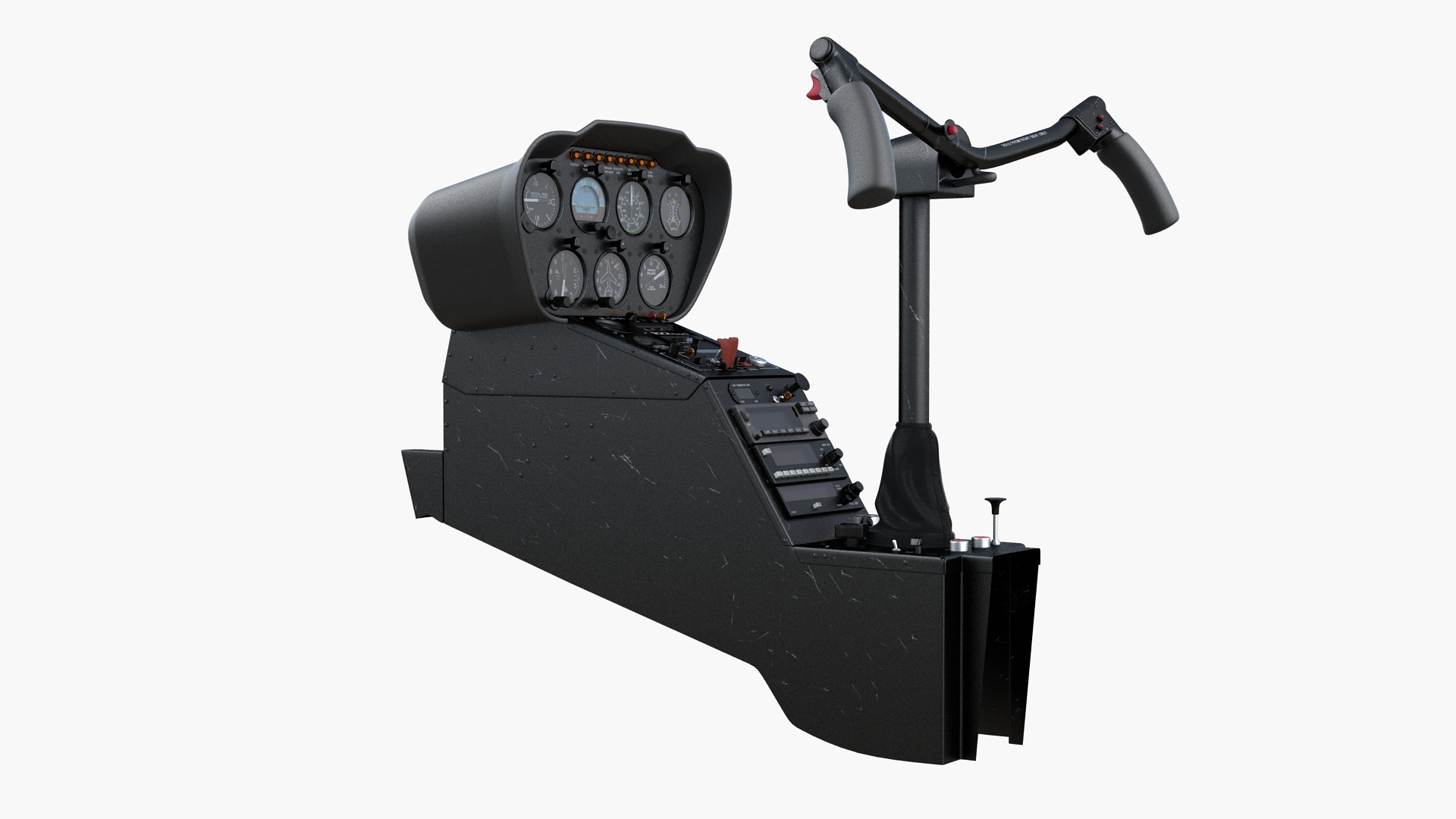 Helicopter Cockpit Flight Instrument Panel 3D - TurboSquid 1553753