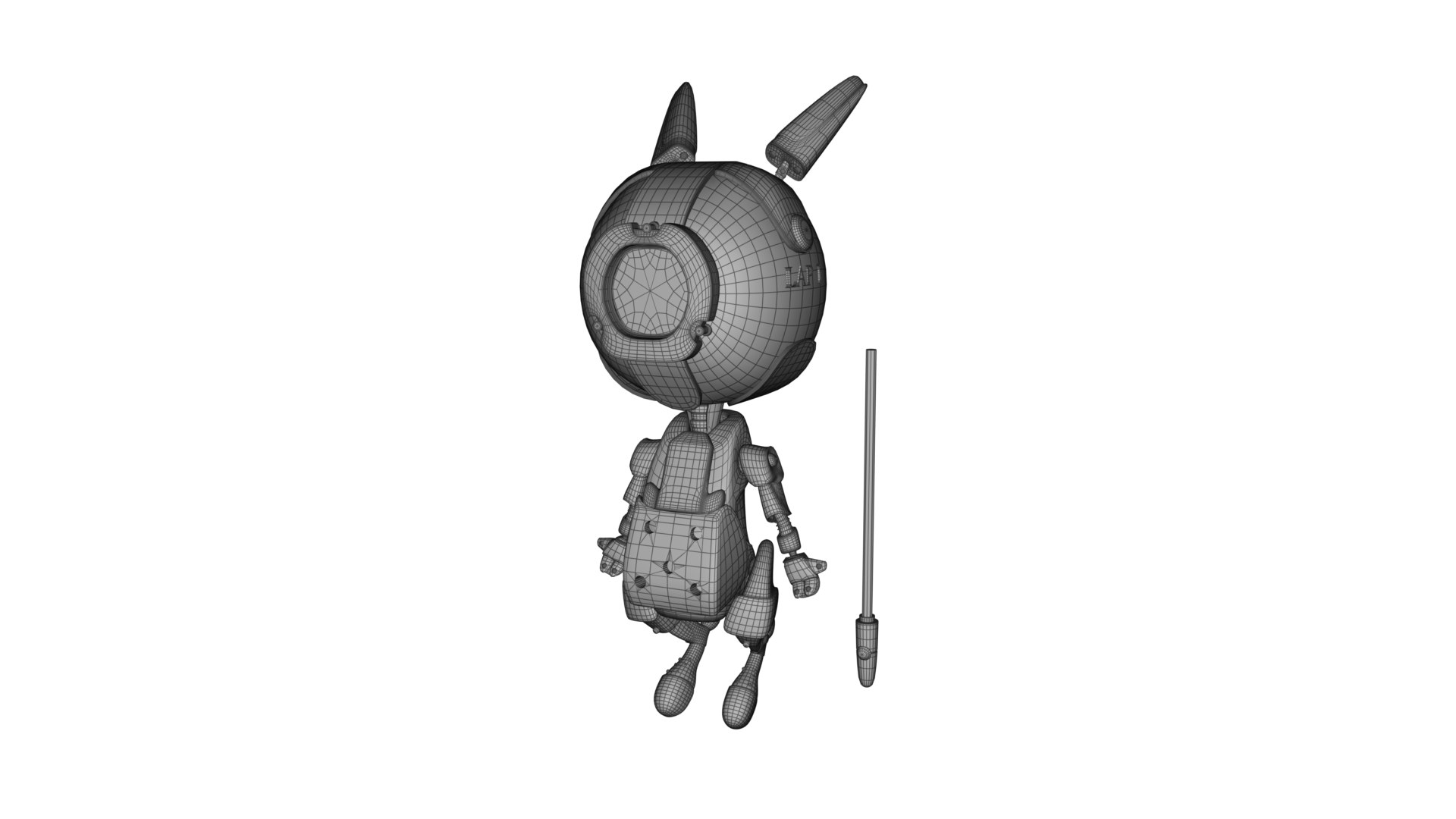 3D Rabbit Robot - TurboSquid 1612739