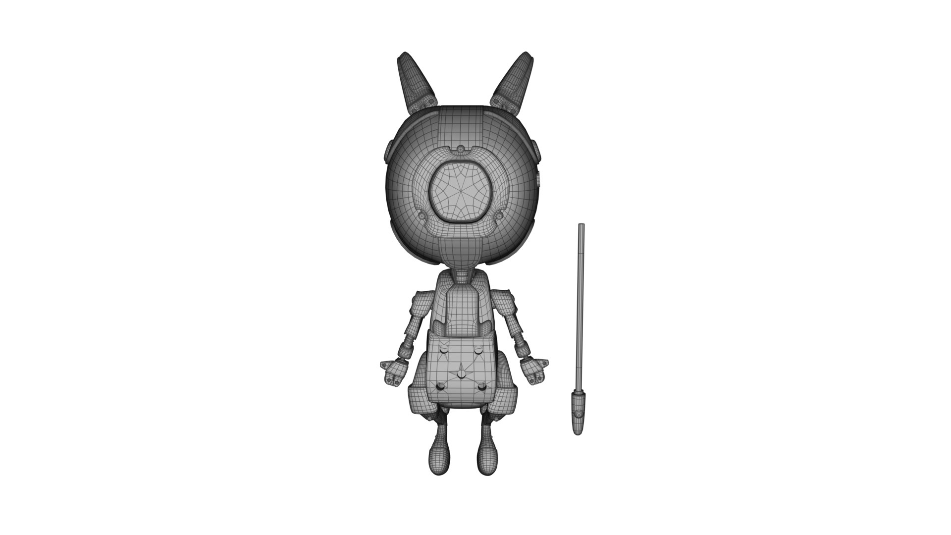 3D Rabbit Robot - TurboSquid 1612739