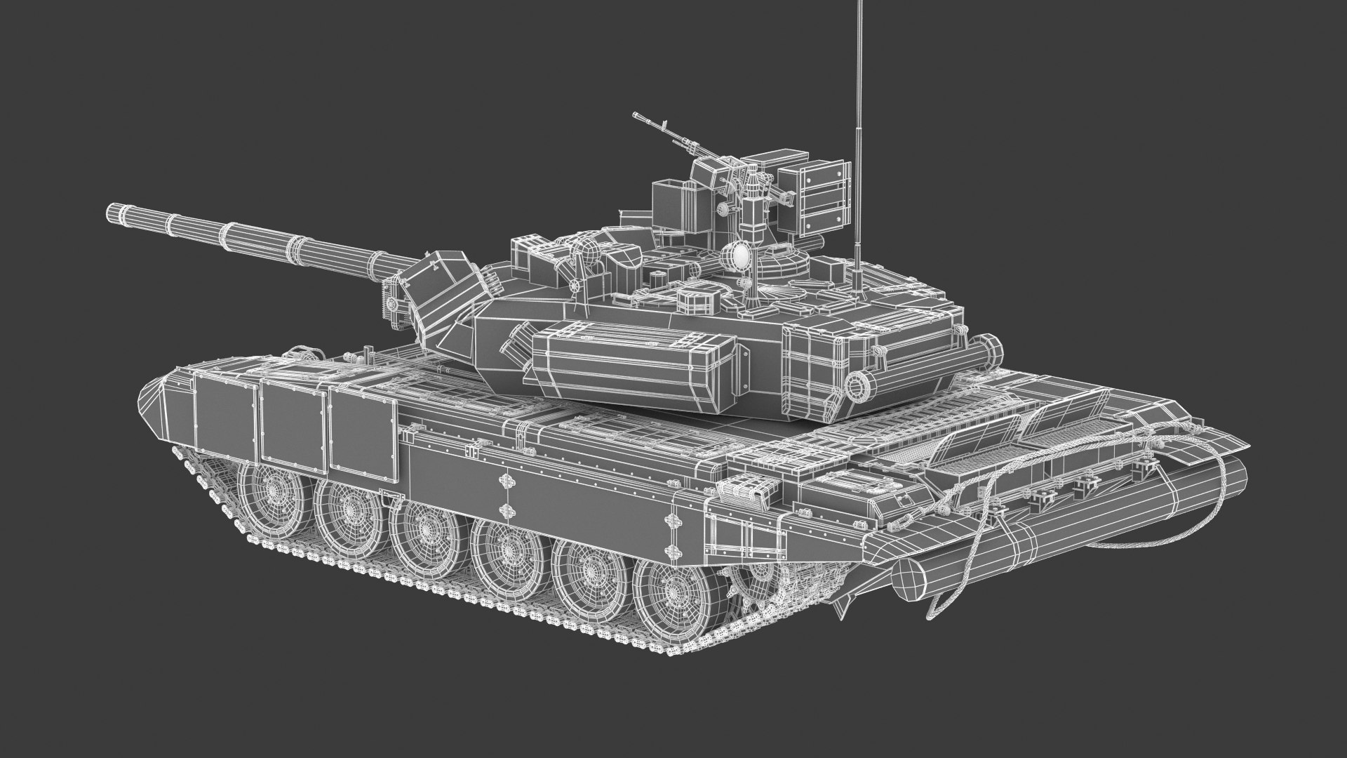3D T-90 Tank - TurboSquid 1922626
