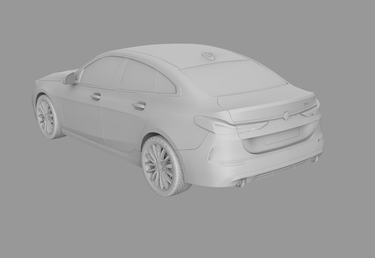 2 Series Gran Coupe F44 model - TurboSquid 2170355