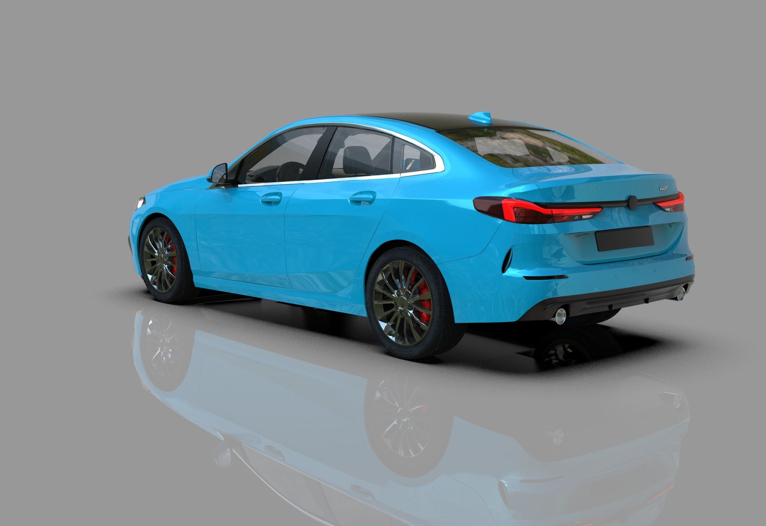 2 Series Gran Coupe F44 model - TurboSquid 2170355