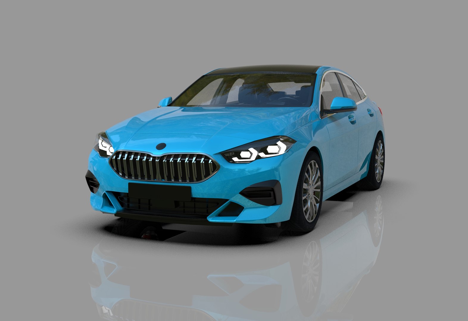 2 Series Gran Coupe F44 model - TurboSquid 2170355