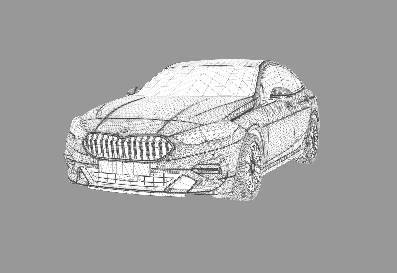 2 Series Gran Coupe F44 model - TurboSquid 2170355