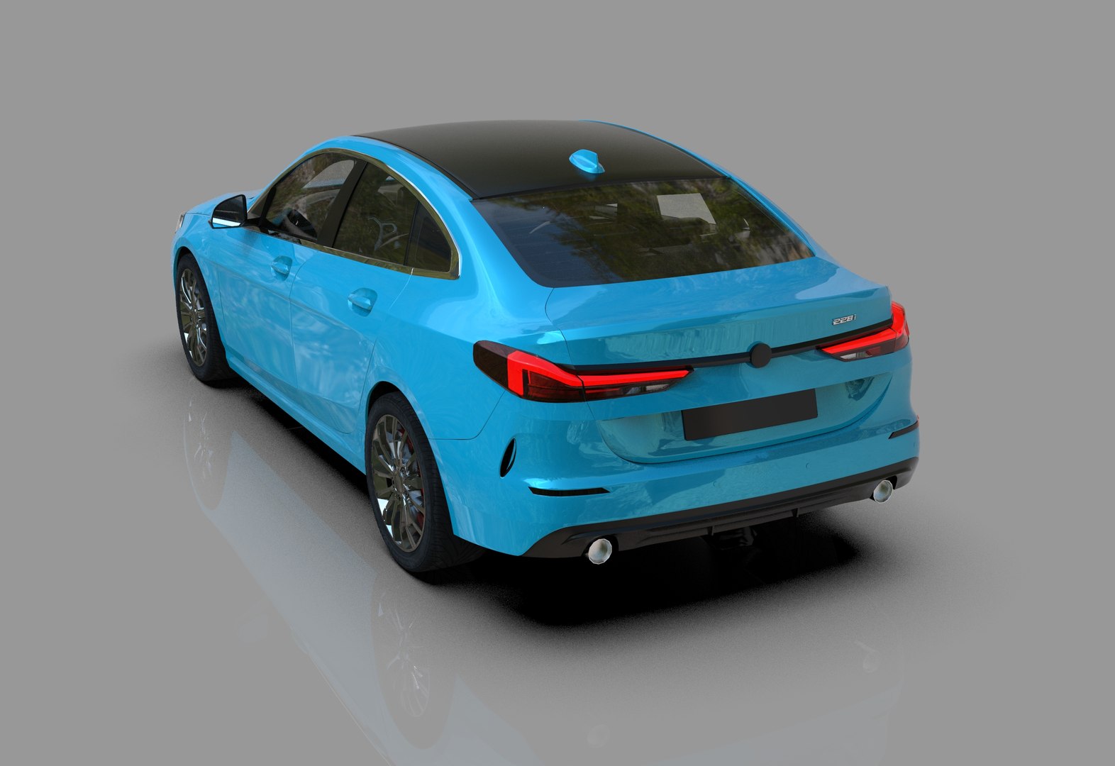 2 Series Gran Coupe F44 model - TurboSquid 2170355