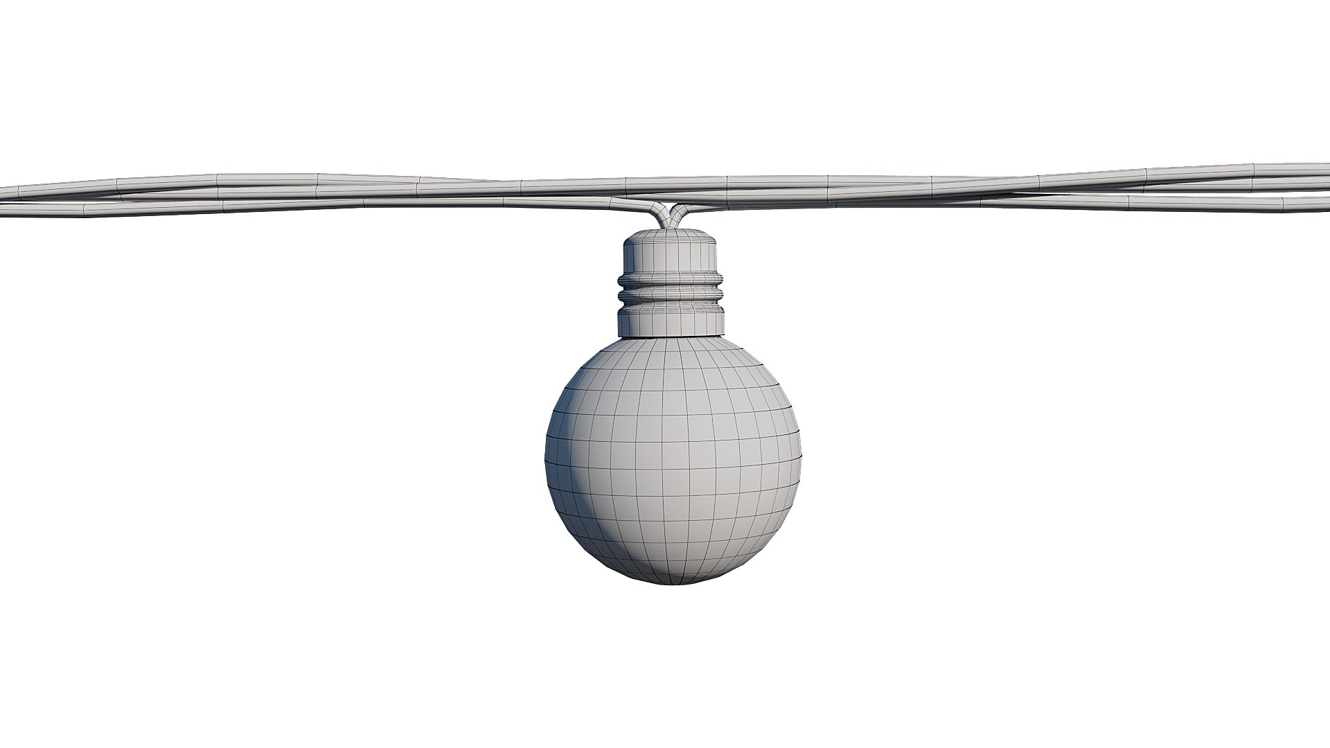 3D String Lights Edison Lamps Model - TurboSquid 1857500