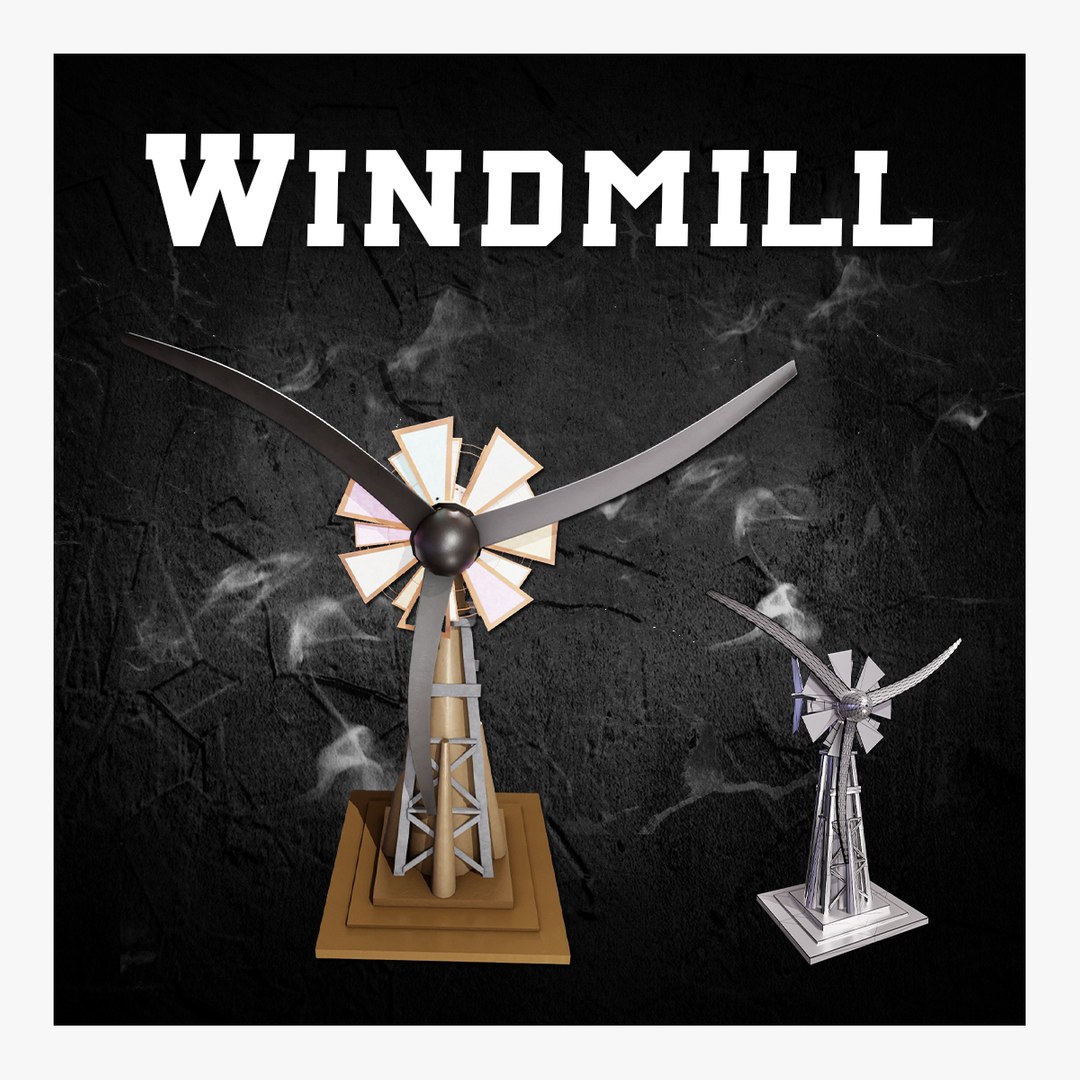 3D Wind Mill Model - TurboSquid 2180442