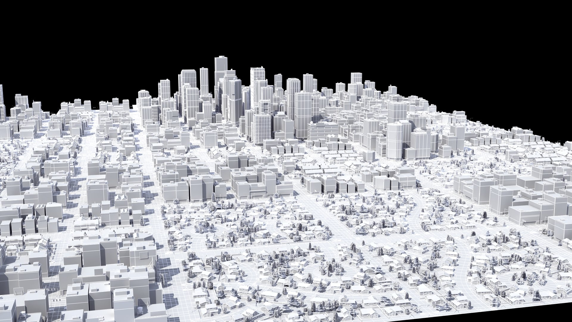 3D Model City Mass Model 2022 - TurboSquid 1909664