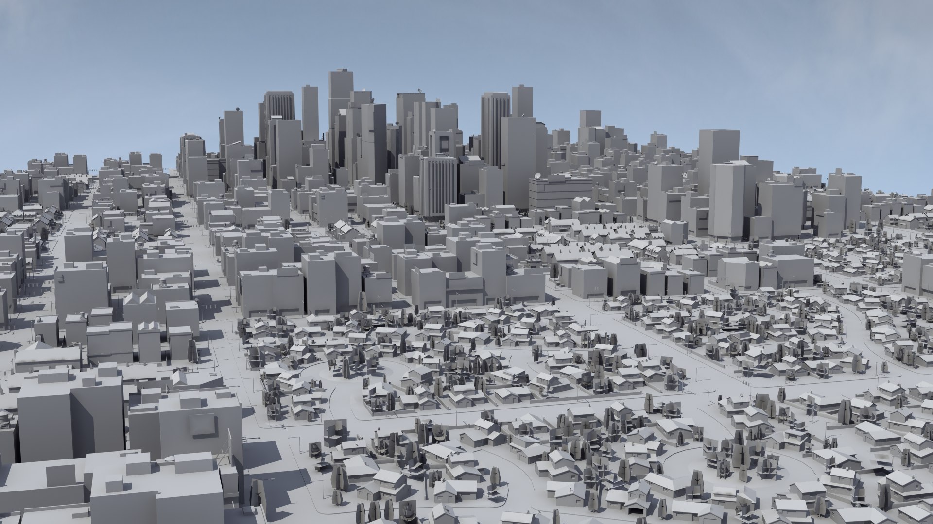 3D Model City Mass Model 2022 - TurboSquid 1909664