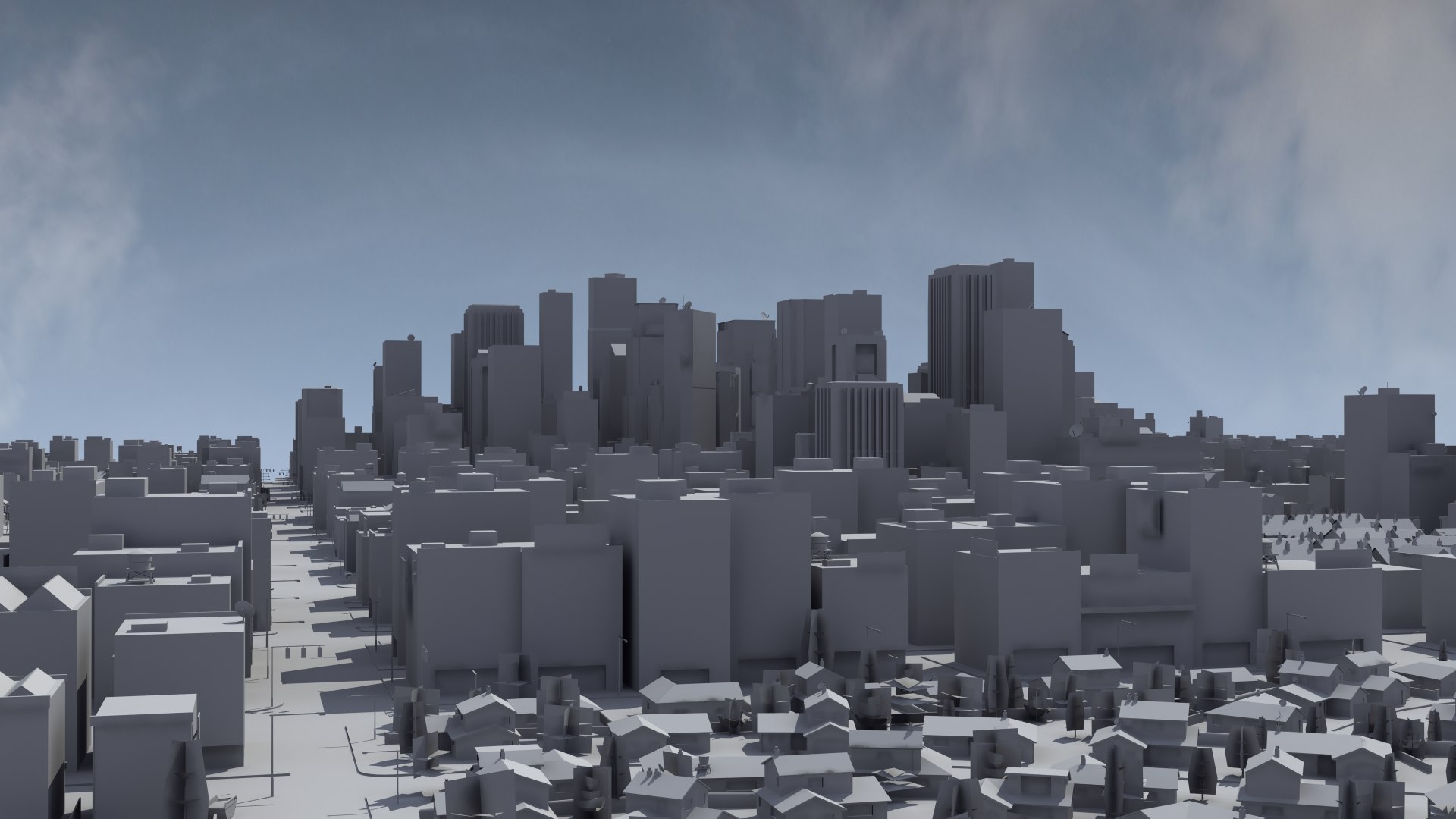 3D Model City Mass Model 2022 - TurboSquid 1909664