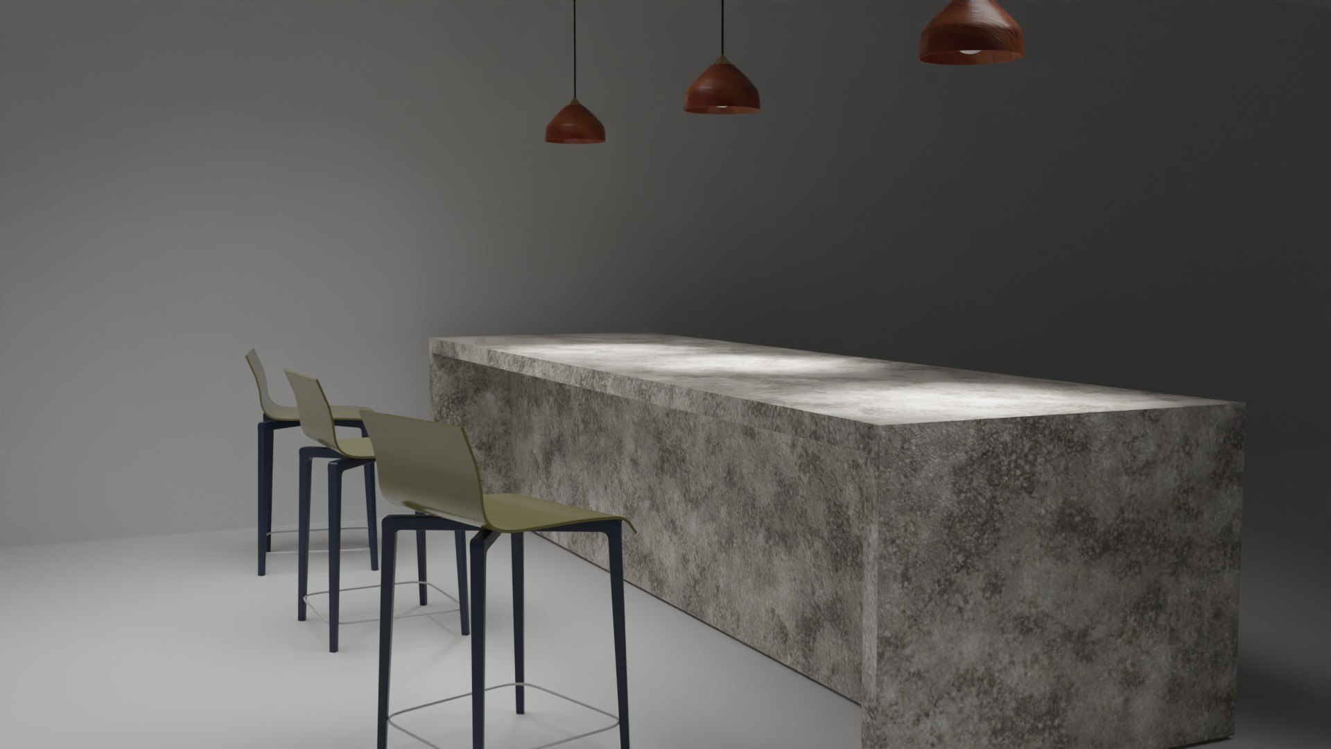 3D Kitchen Counter Model - TurboSquid 1916875