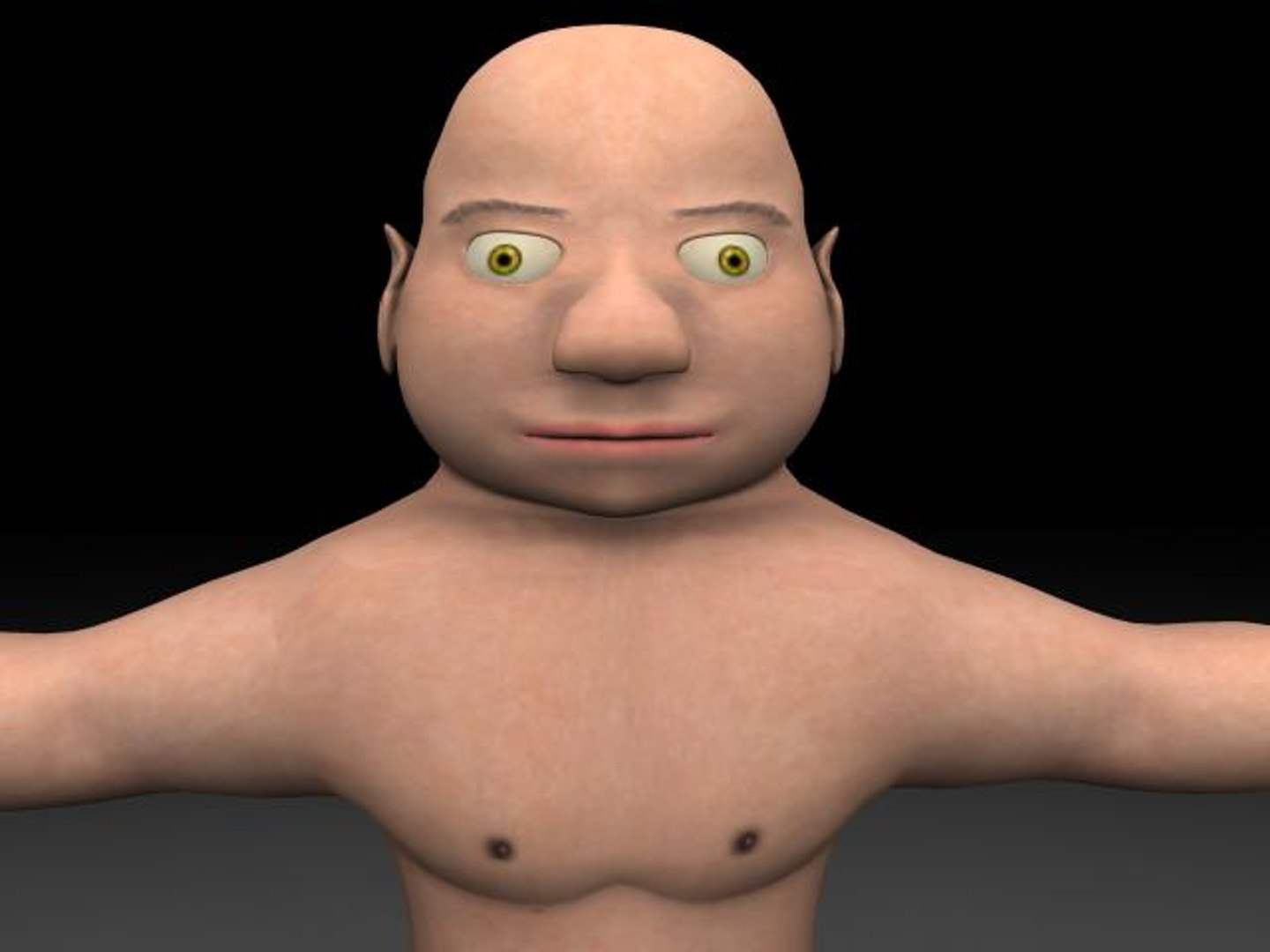 3d Model Of Tiny Man