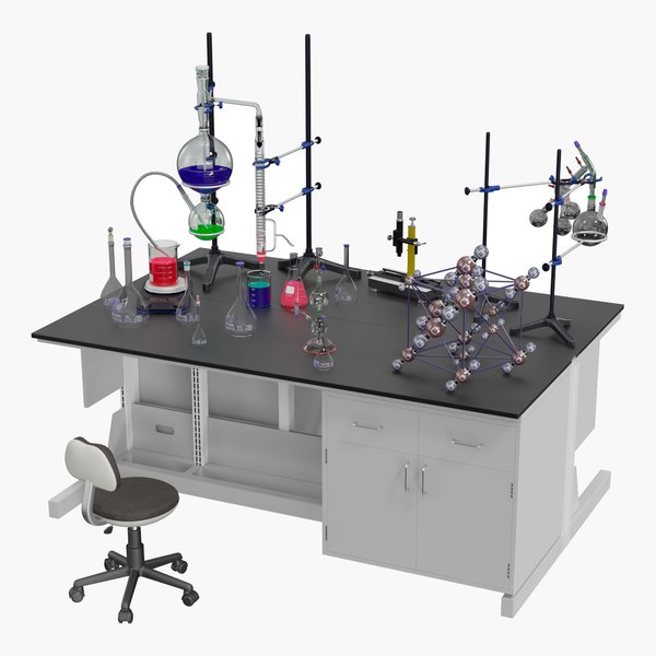 Laboratory Table 3D Models for Download | TurboSquid