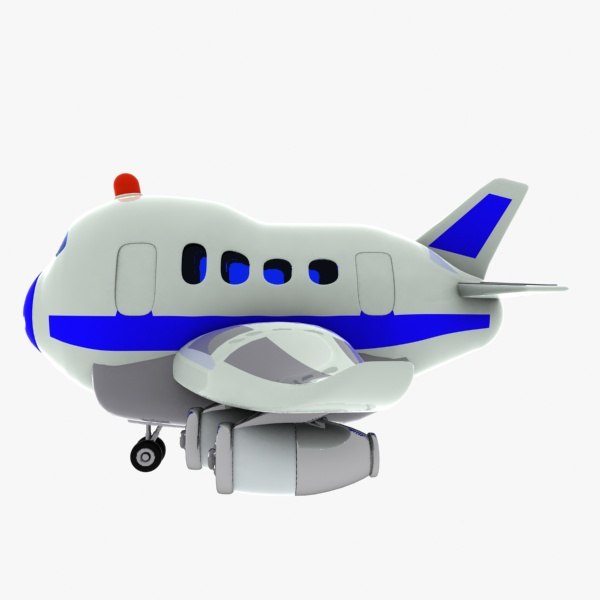 Airplane plane toon 3D - TurboSquid 1336222