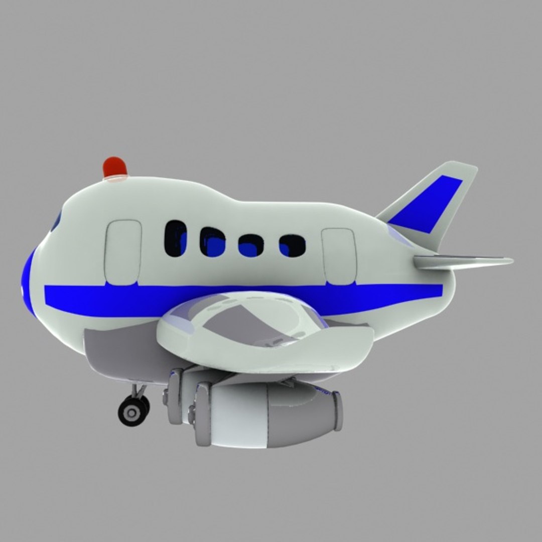 Airplane plane toon 3D - TurboSquid 1336222