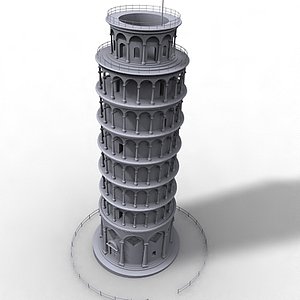 Pisa Tower 3D Models for Download | TurboSquid