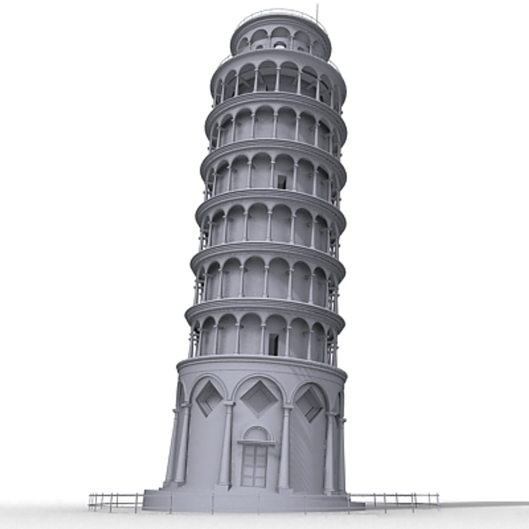 Ing Tower Pisa 3d Model