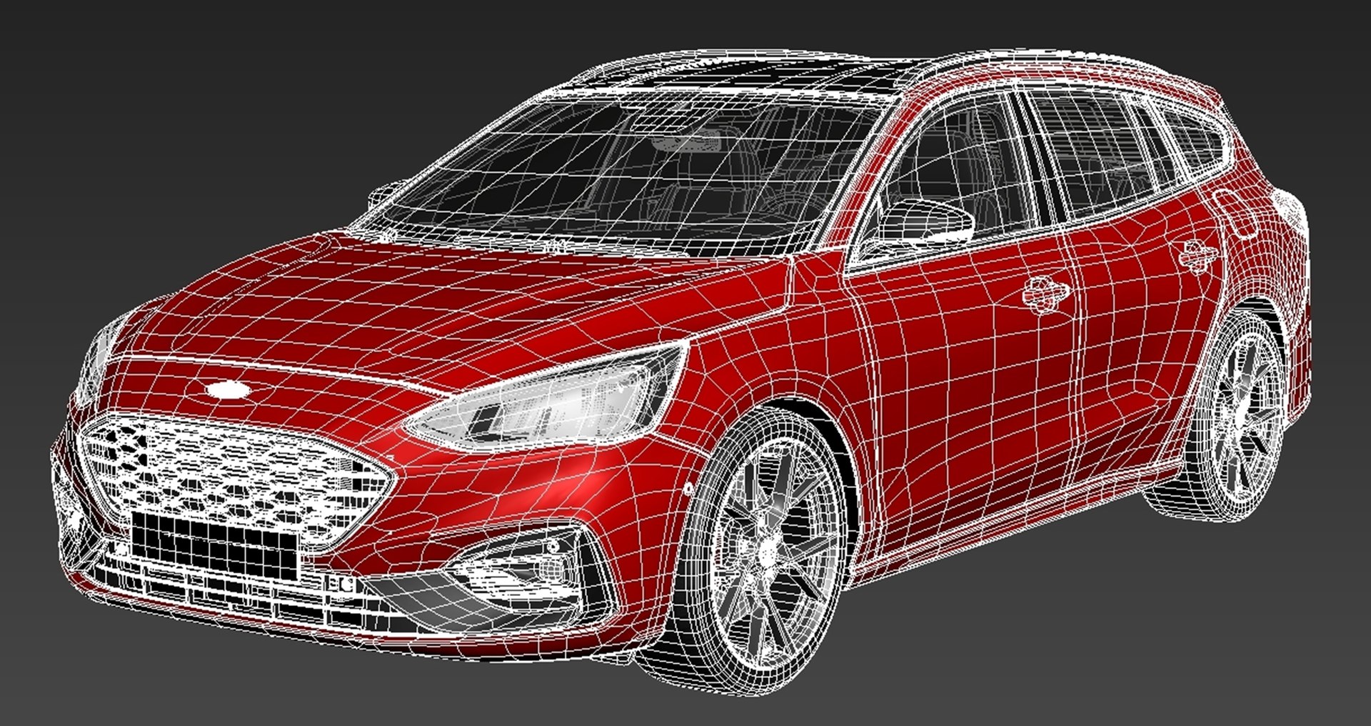 3D Ford Focus ST Wagon 2020 - TurboSquid 2224043