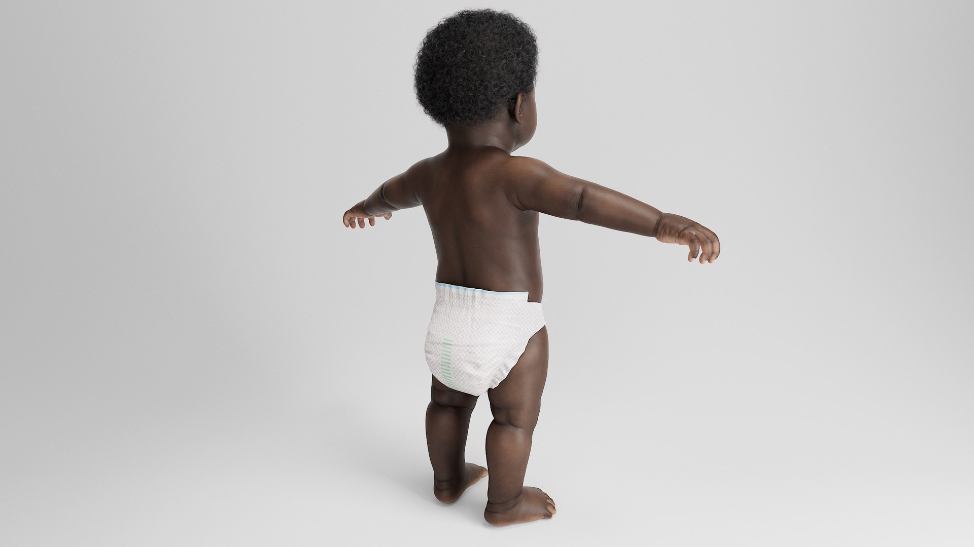 3D Baby Rigged 2 - TurboSquid 2200664