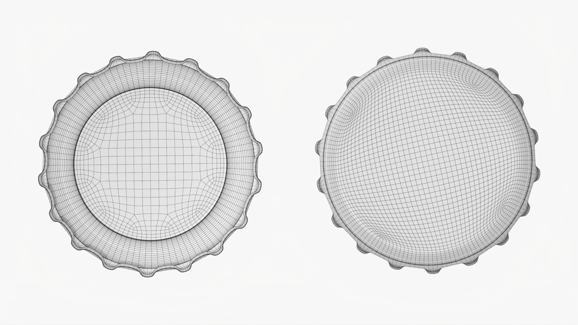 3D Beer Cap 02 Model - TurboSquid 1779694