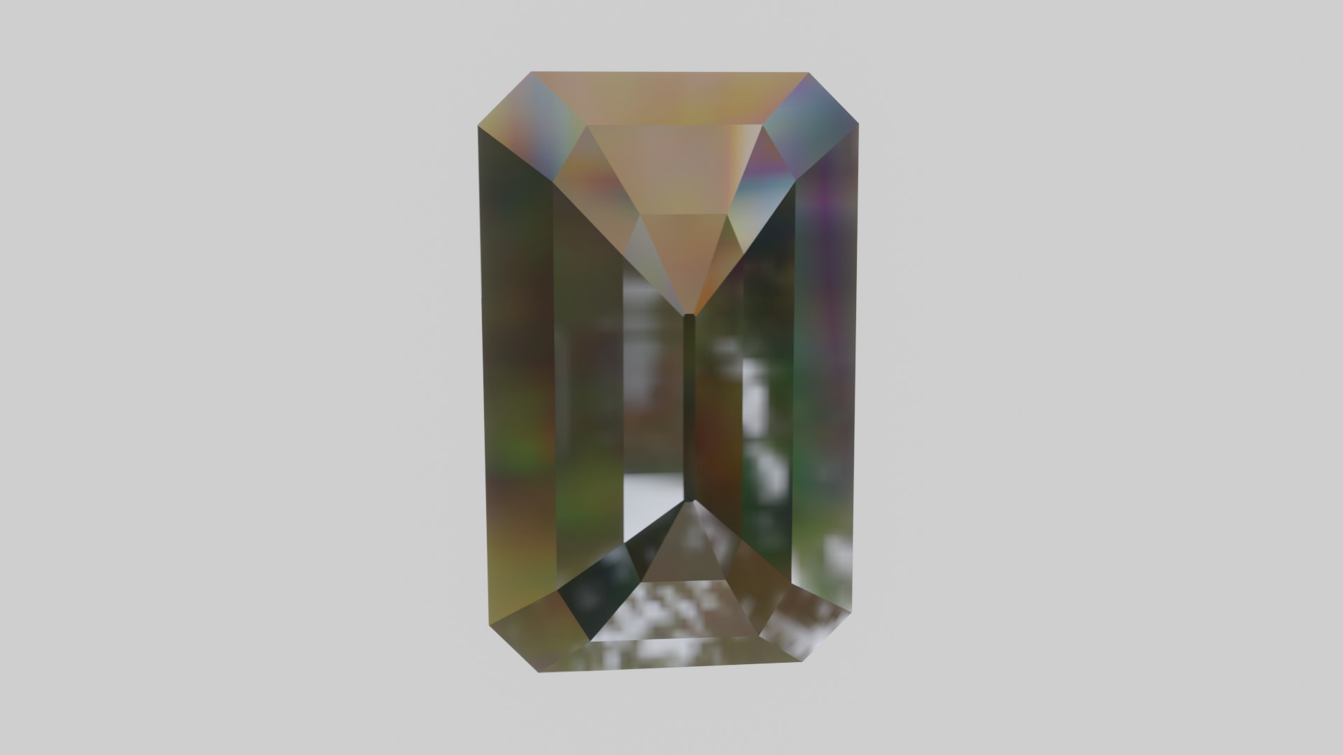 Emerald Cut Diamond 3D - TurboSquid 1850854
