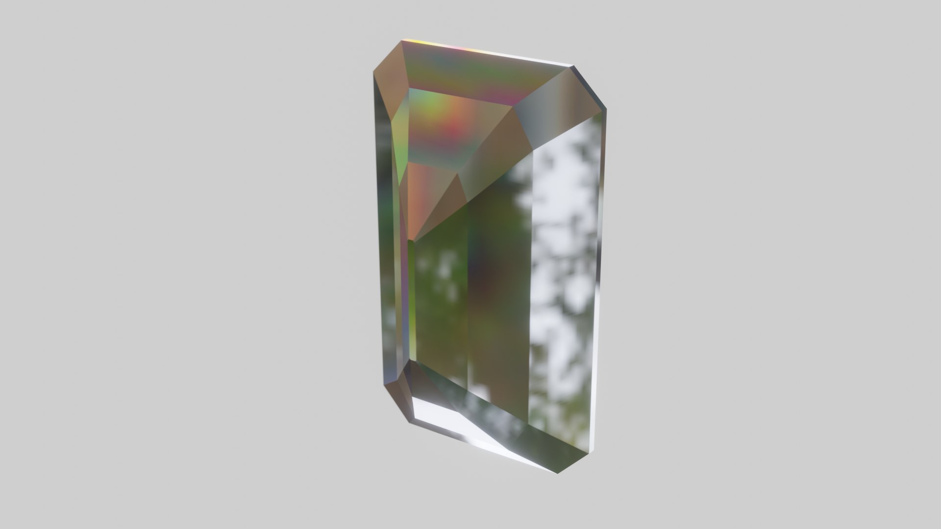 Emerald Cut Diamond 3D - TurboSquid 1850854