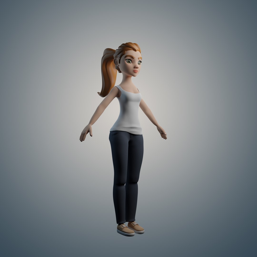 3D Stylized Character Alice - TurboSquid 2002709