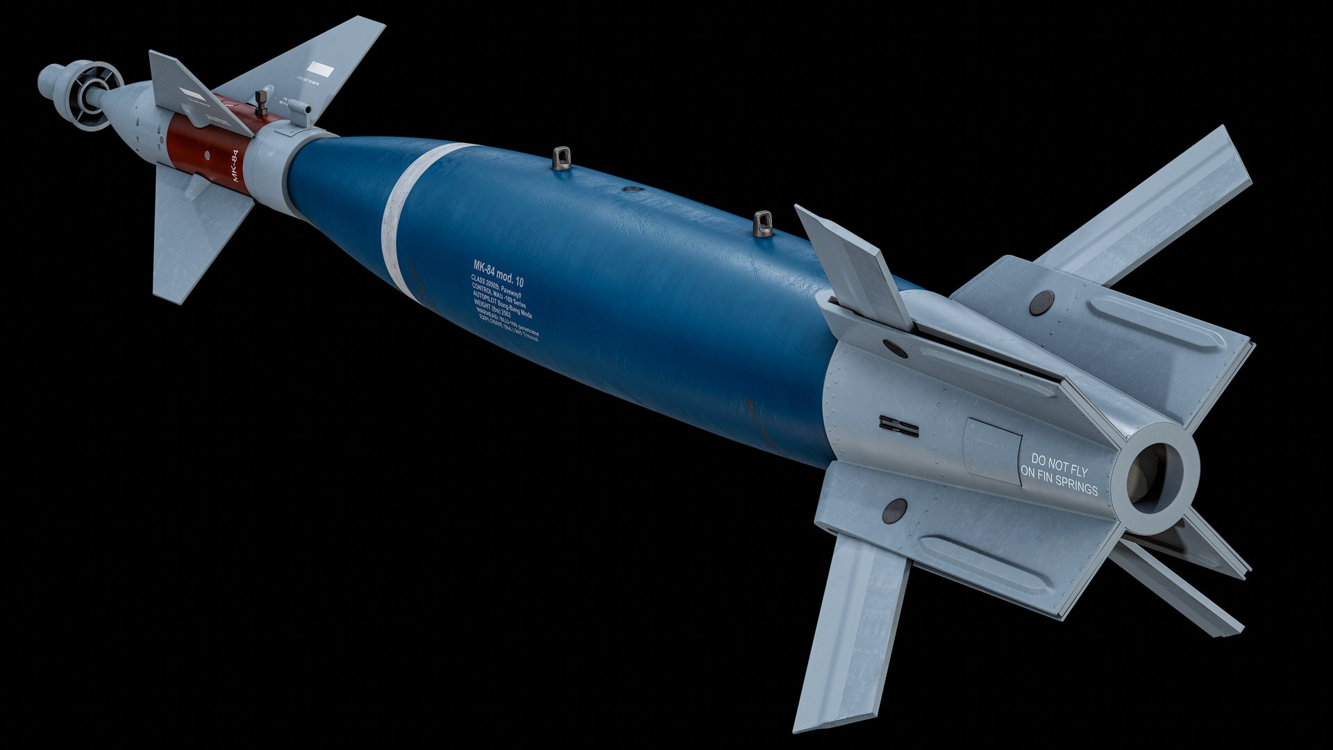 3D Rigged GBU-10 Paveway 2 Naval Aircraft Guided Bomb PBR - TurboSquid ...