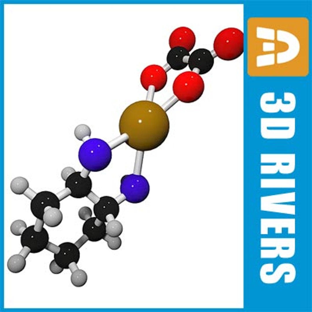 Eloxatin Molecule Structure 3d Max