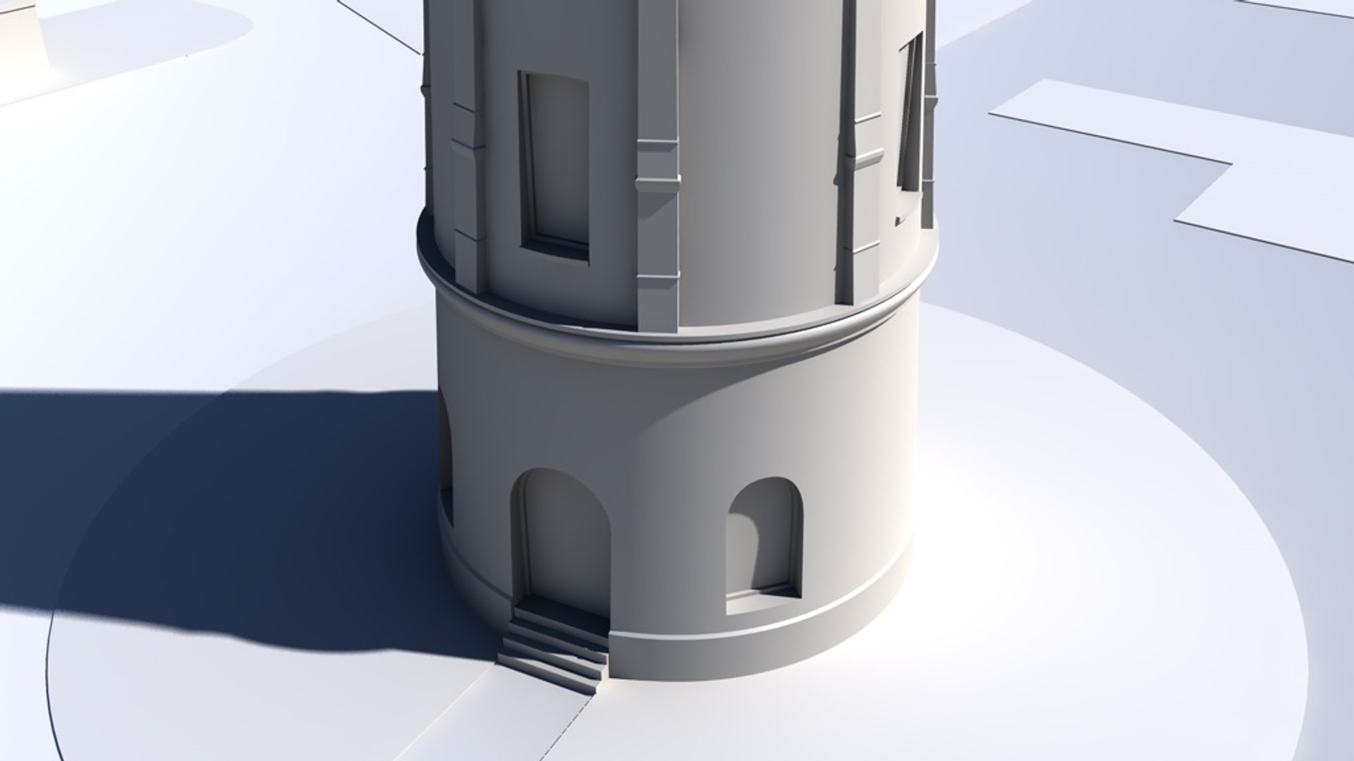 Water Tower 3d Model
