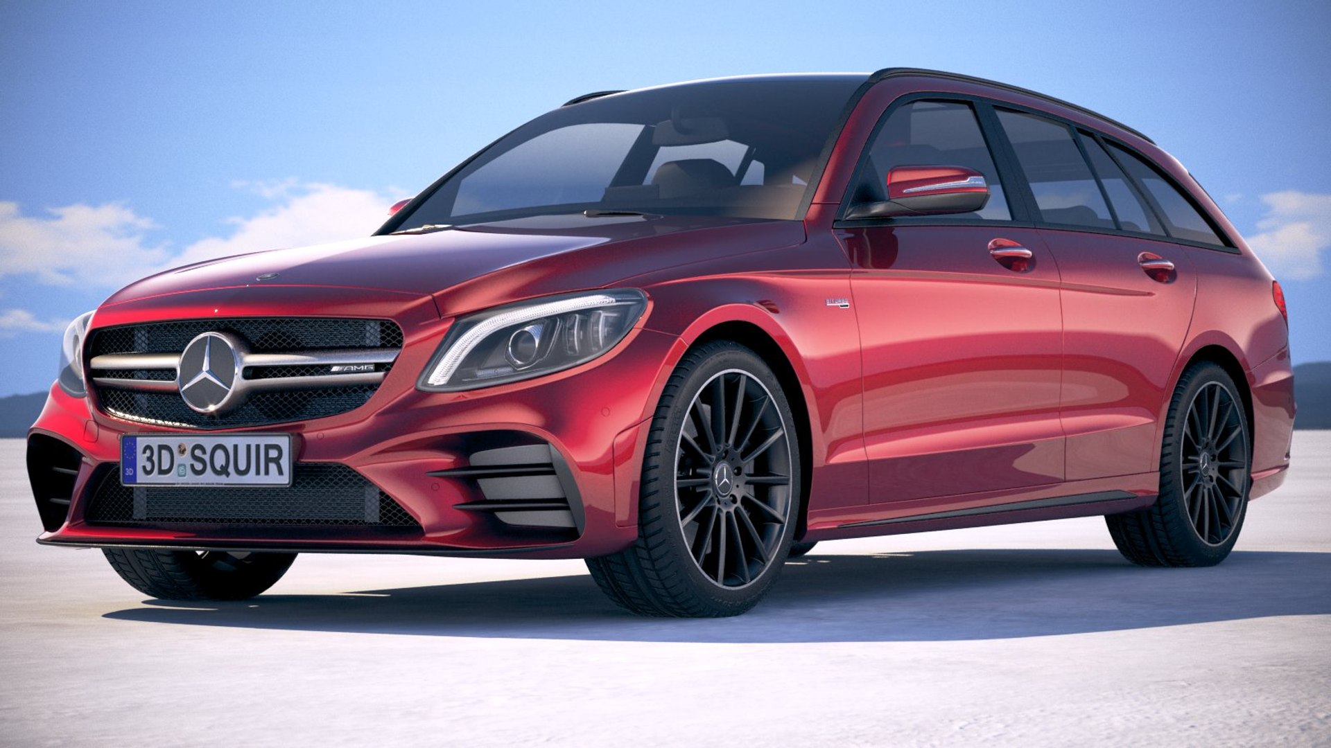 3D mercedes c-class 2019 - TurboSquid 1271264