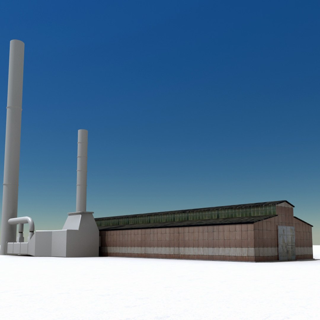 3d Model Of Factory V1