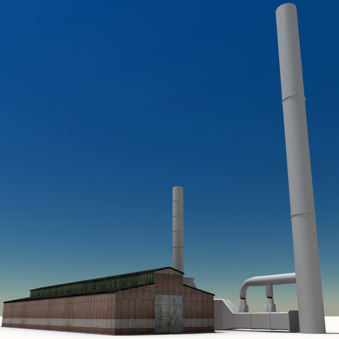 3d Model Of Factory V1