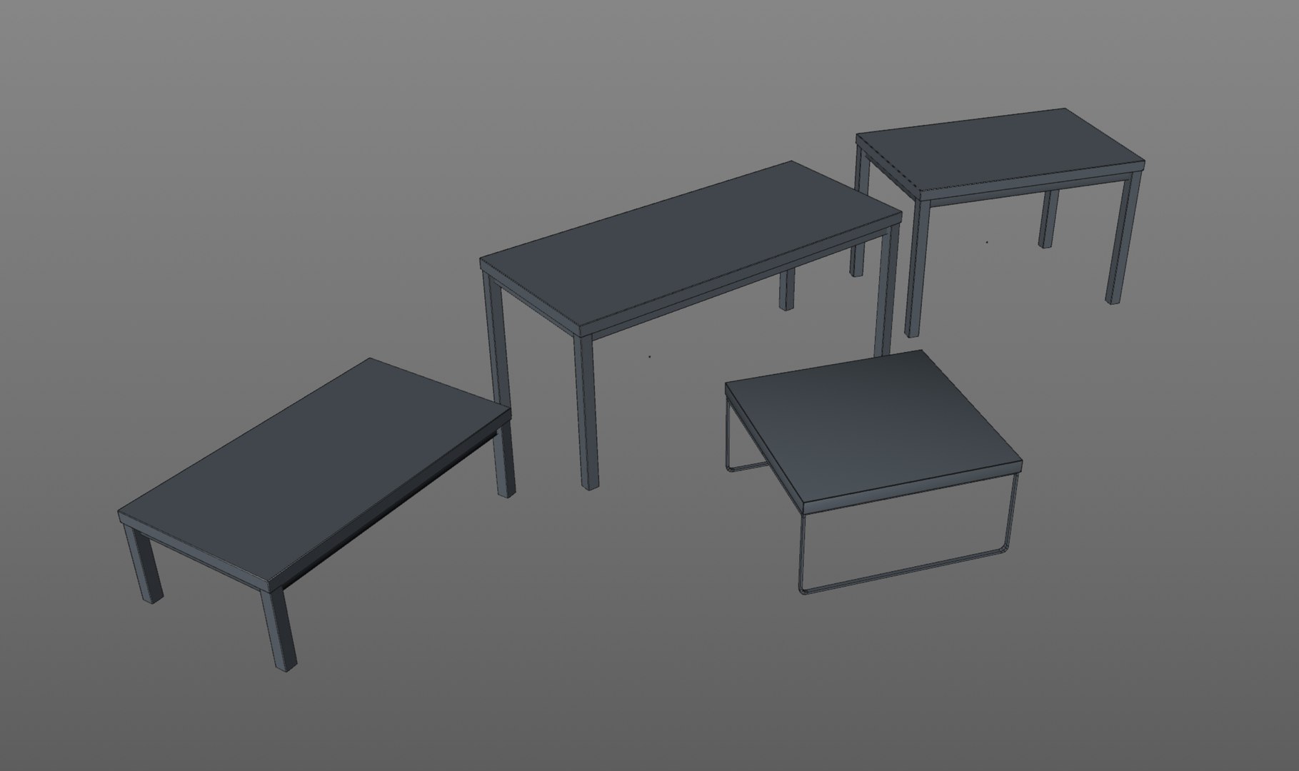 Garage Tables Model - TurboSquid 1795604