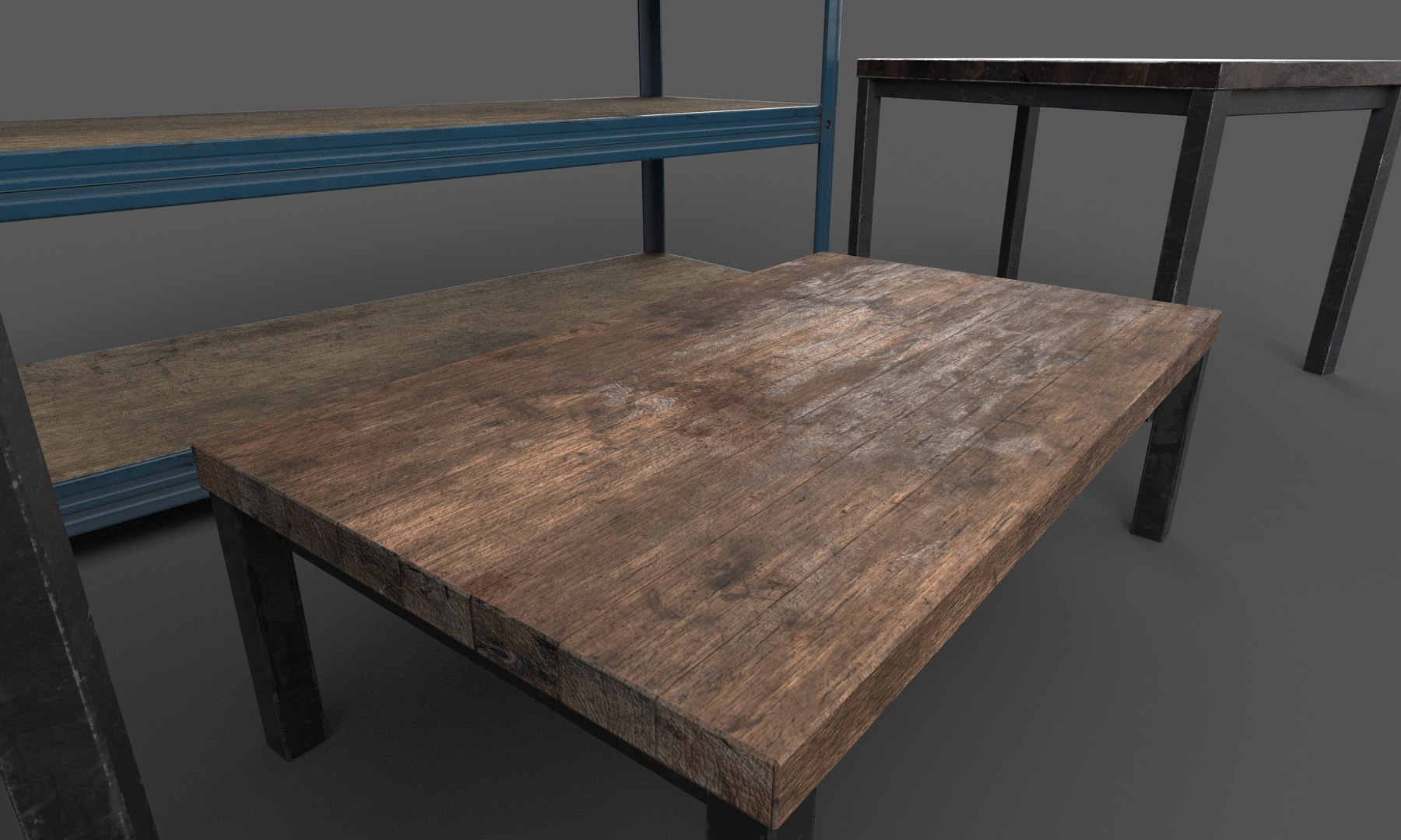 Garage Tables Model - TurboSquid 1795604