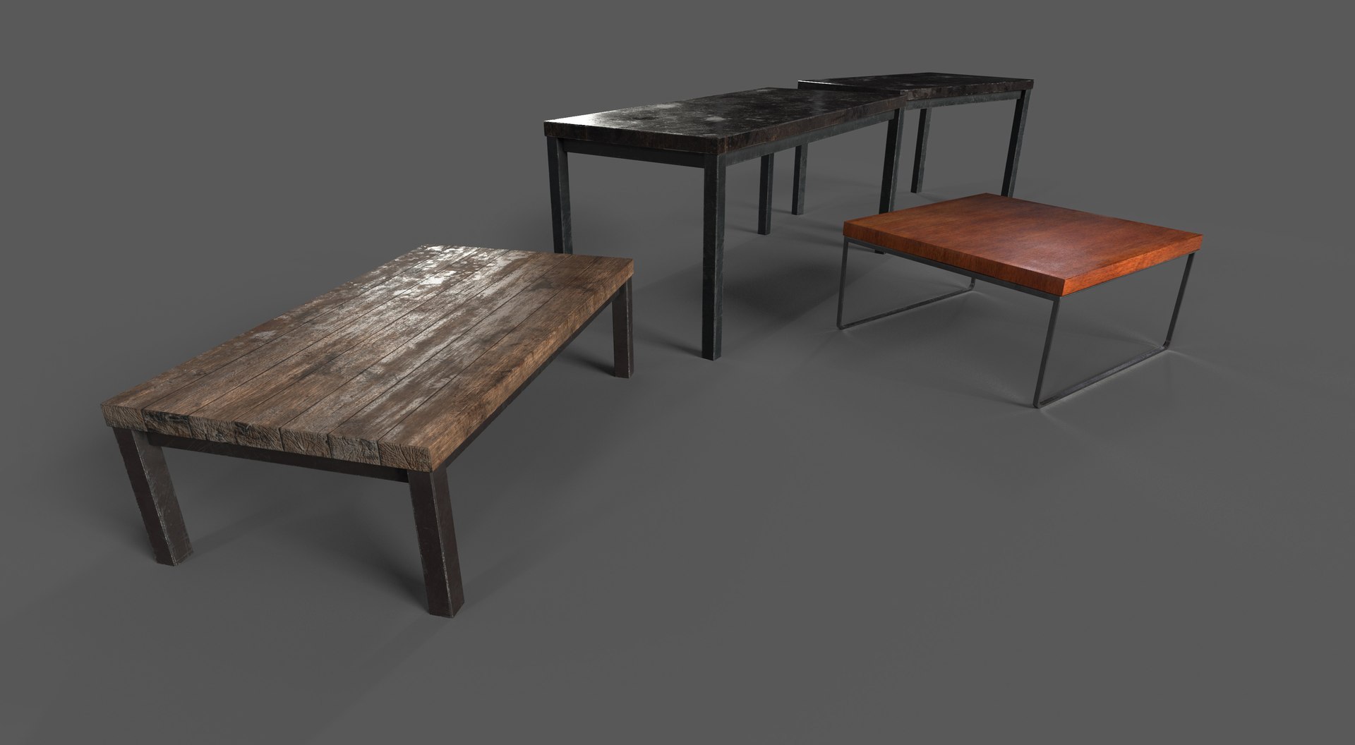 Garage Tables Model - TurboSquid 1795604