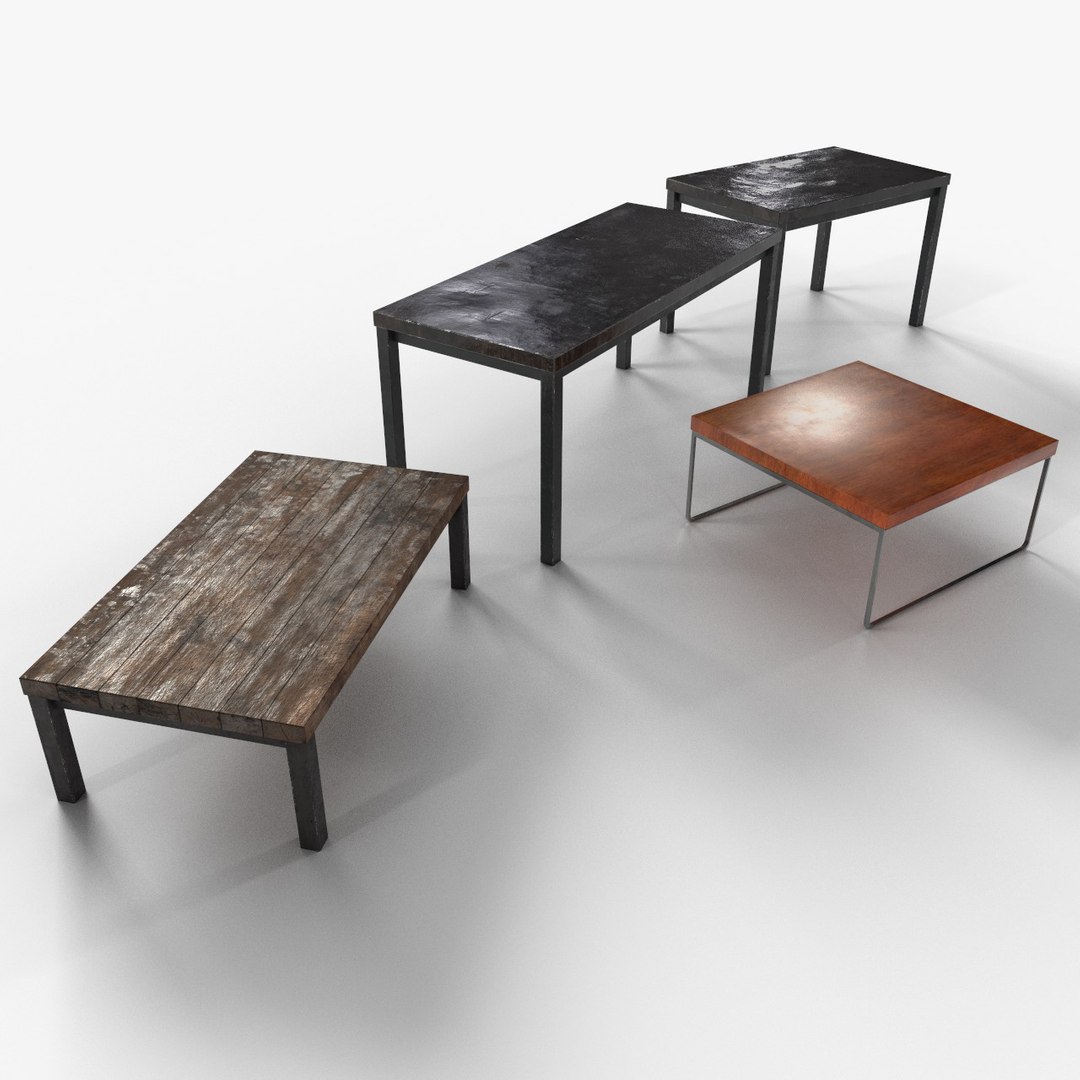 Garage Tables Model - TurboSquid 1795604