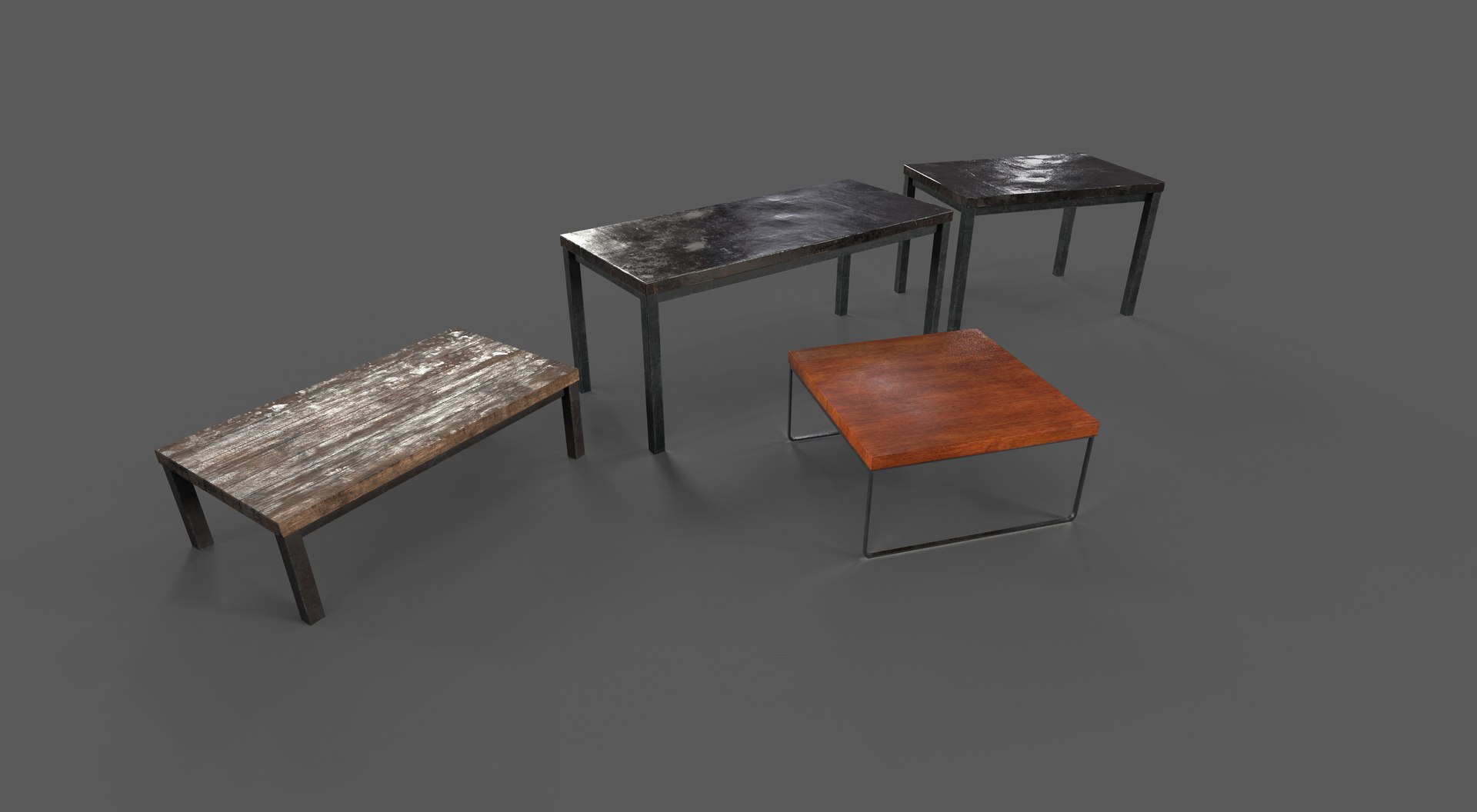 Garage Tables Model - TurboSquid 1795604