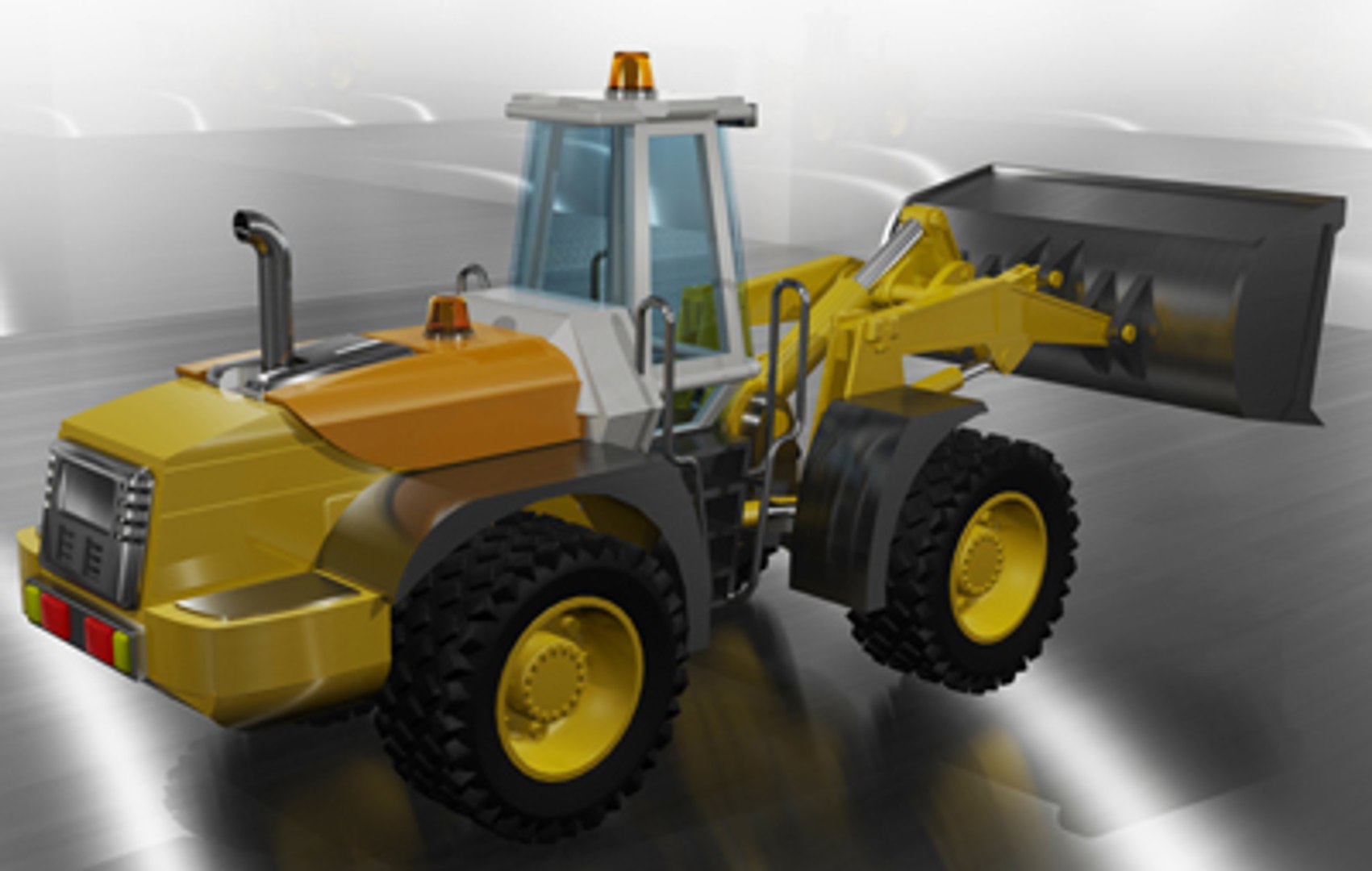 Bucket Loader 3d Model