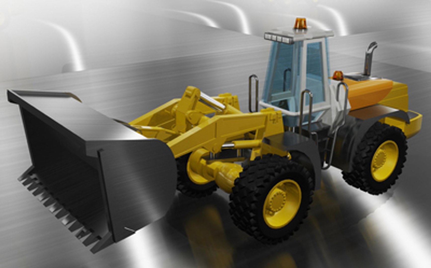 Bucket Loader 3d Model