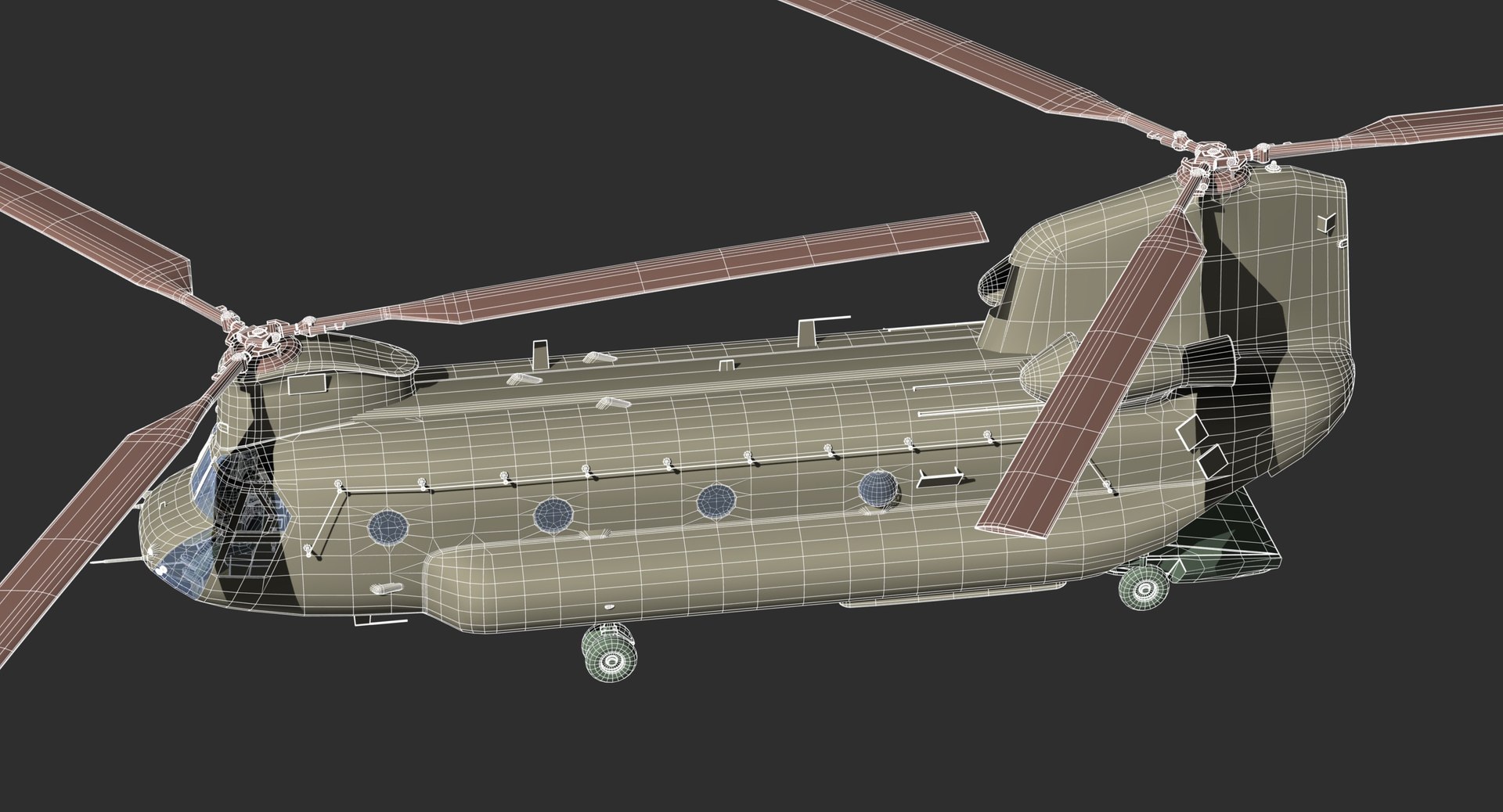 3D CH47 Chinook RAAF model - TurboSquid 2107117