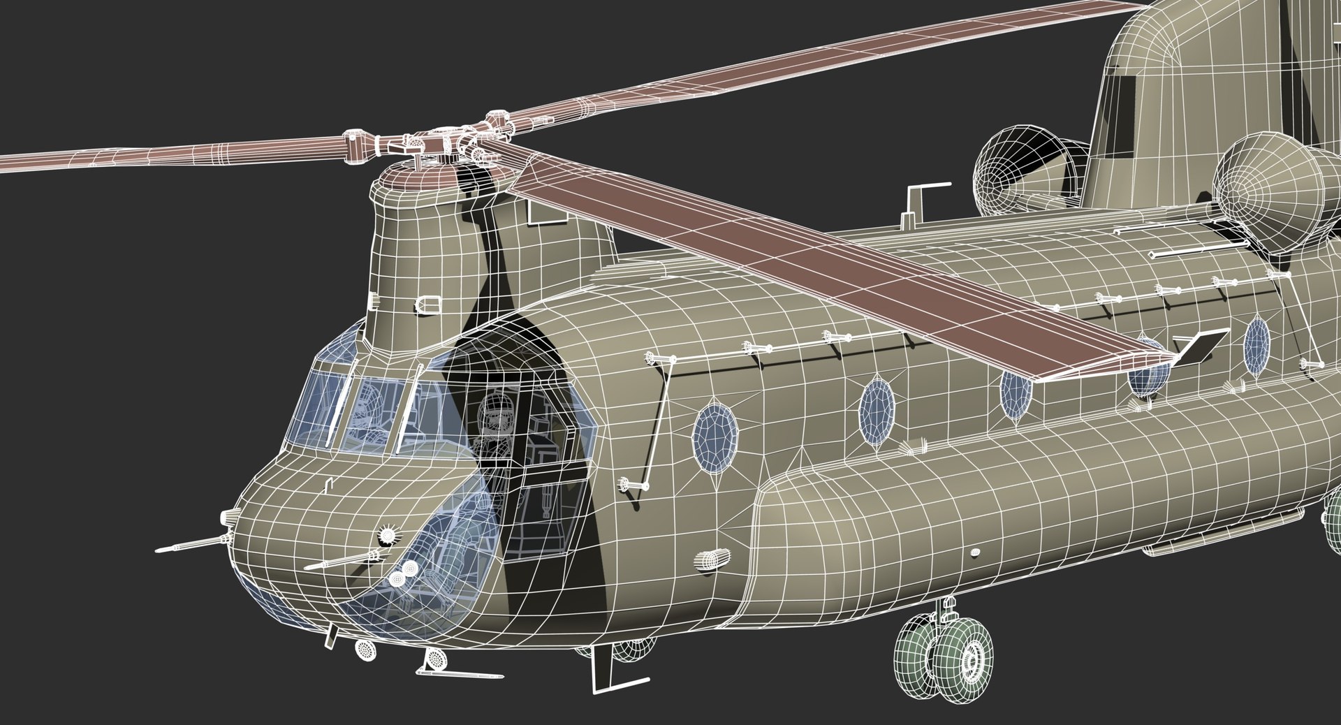 3D CH47 Chinook RAAF model - TurboSquid 2107117