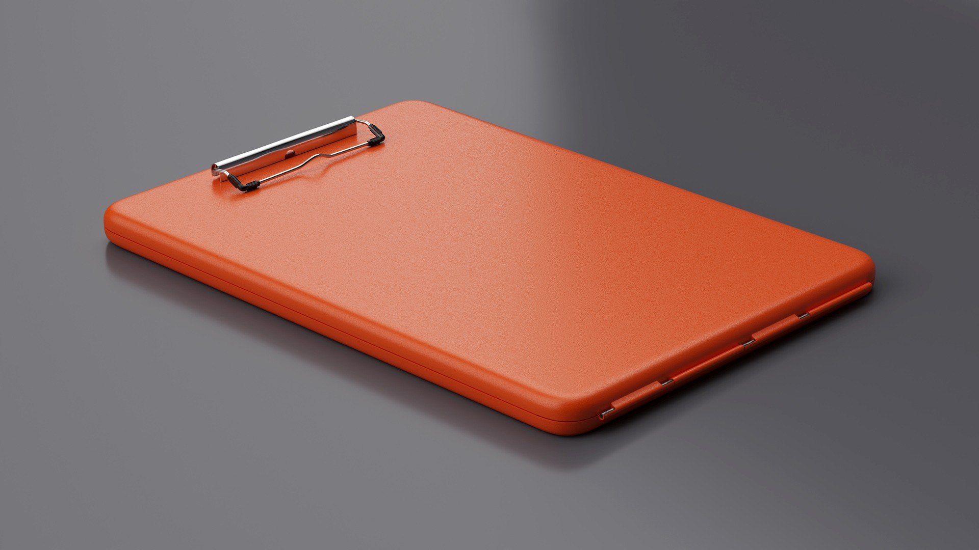 Clipboard Case Orange Closed 3D Model - TurboSquid 2279905