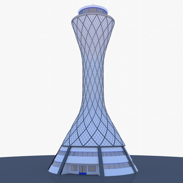 modelo 3d Airport control tower exterior - TurboSquid 2091653